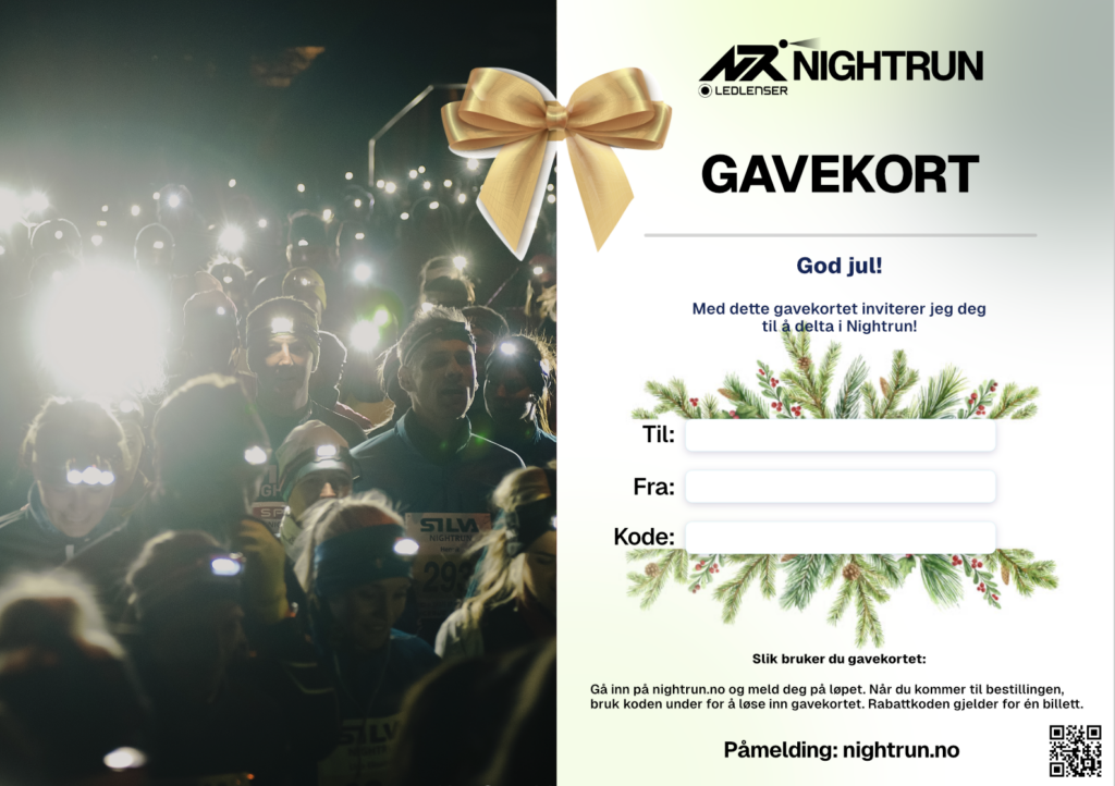 Gavekort - jul - Nightrun
